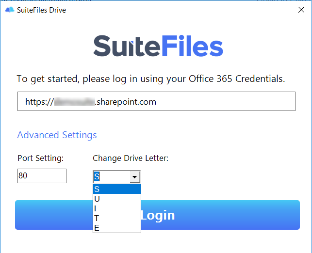 Installing SuiteFiles Drive